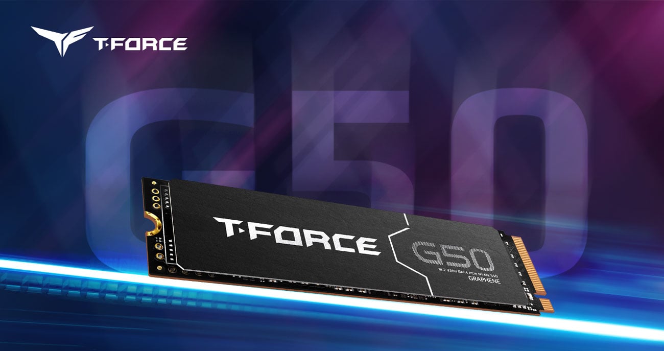 Team Group T-FORCE G50 M.2 2280 1TB PCIe 4.0 x4 with NVMe 1.4 TLC Internal Solid State Drive ...